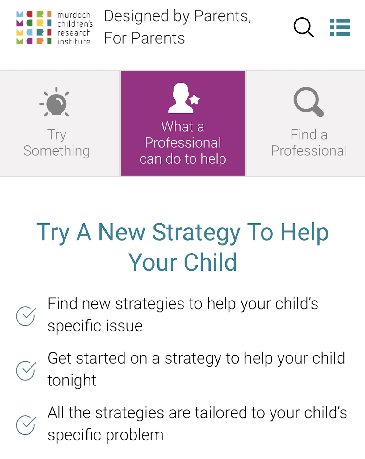 FindWays. Helping parents find ways to help their child’s behaviour and ...
